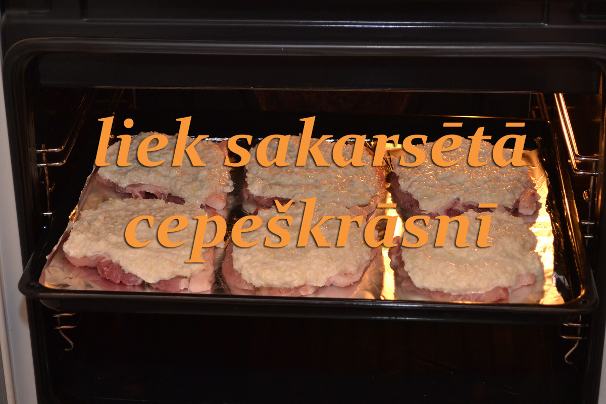 Foto: Fotorecepte: Krāsnī cepta karbonāde ar sieru soli pa solim ...