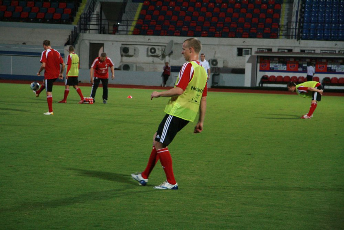 Foto: Latvijas izlases futbolisti Grieķijā – Futbols – Sportacentrs.com